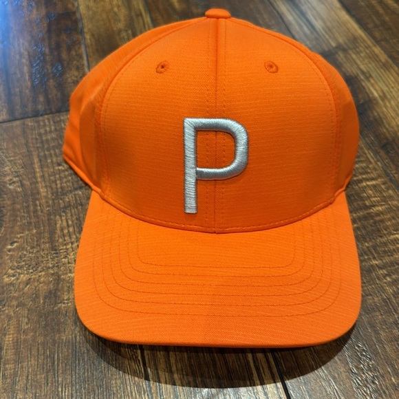 Puma | Accessories | Puma Golf Cap P 1 Snapback Orange | Poshmark